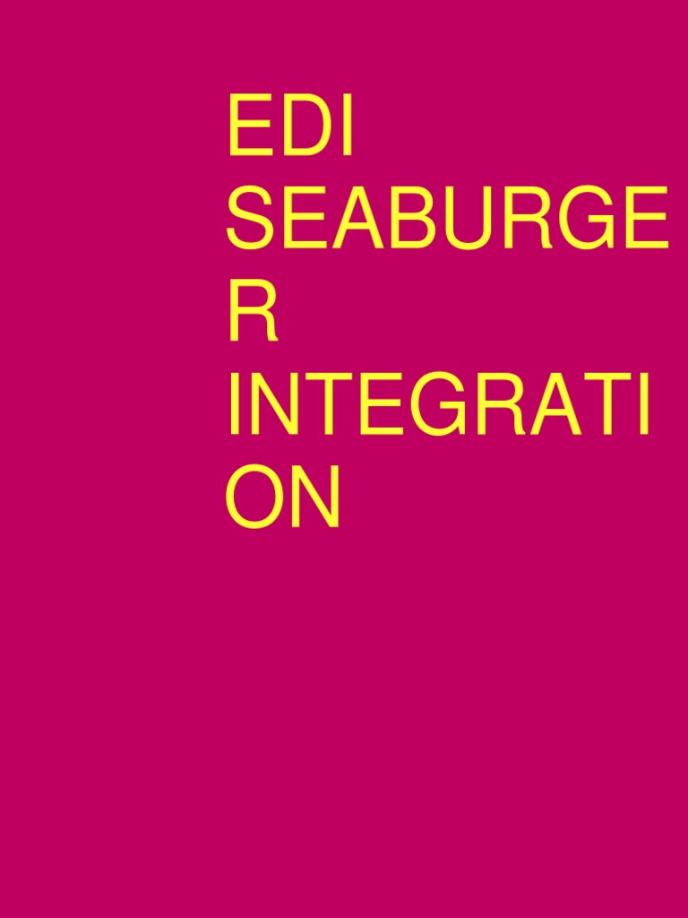 Seeburger Integration Suit | PDF | Web Service | Electronic Data ...