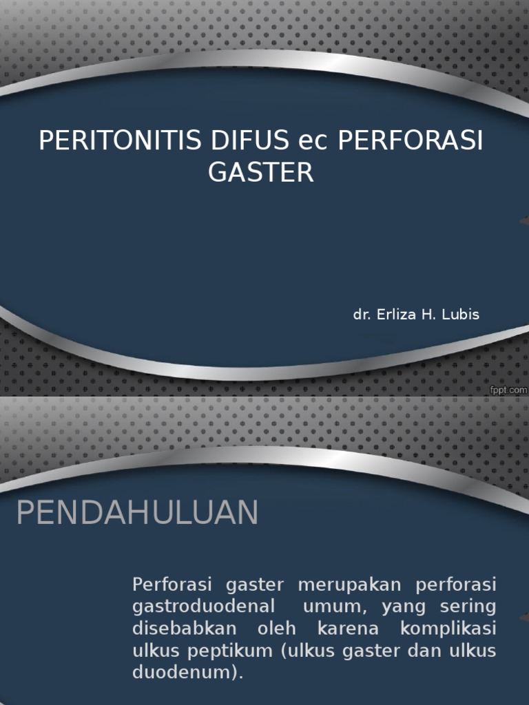 Perforasi Gaster | PDF