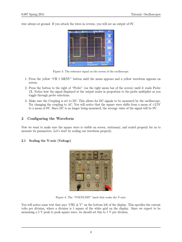 Oscilloscopes Tutorials | PDF | Telecommunications Engineering | Physical Quantities