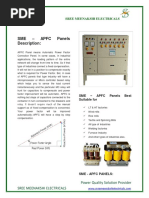 Selection and Sizing of APFC Panel | PDF | Capacitor | Electronics