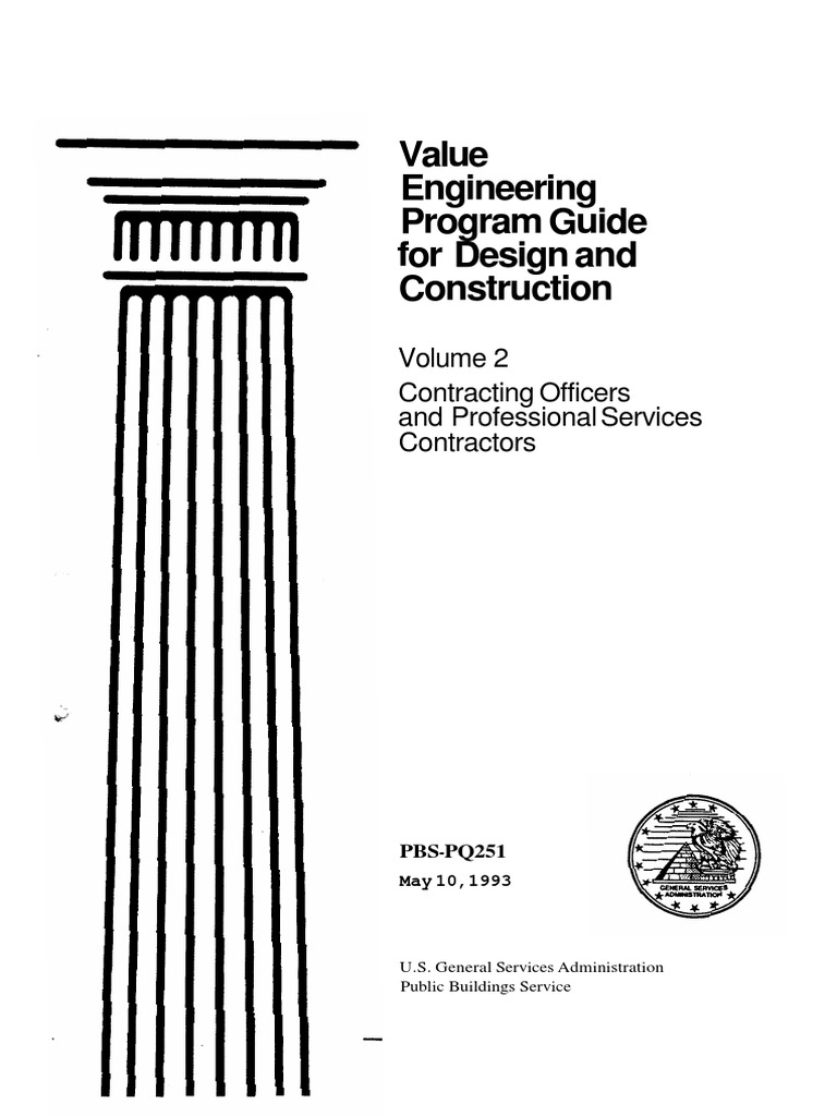 Value Engineering Program Guide For Design and Construction Vol 2 | PDF ...
