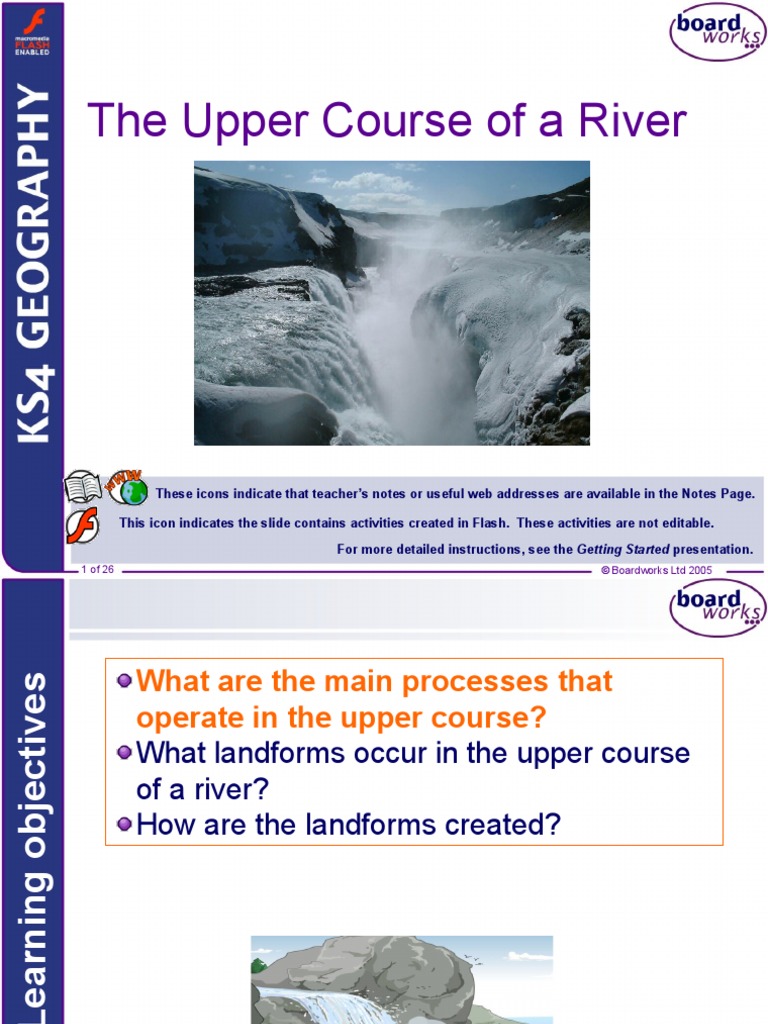 Landforms in The Upper Course | PDF | Erosion | River