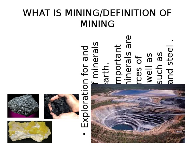 What Is Mining | PDF