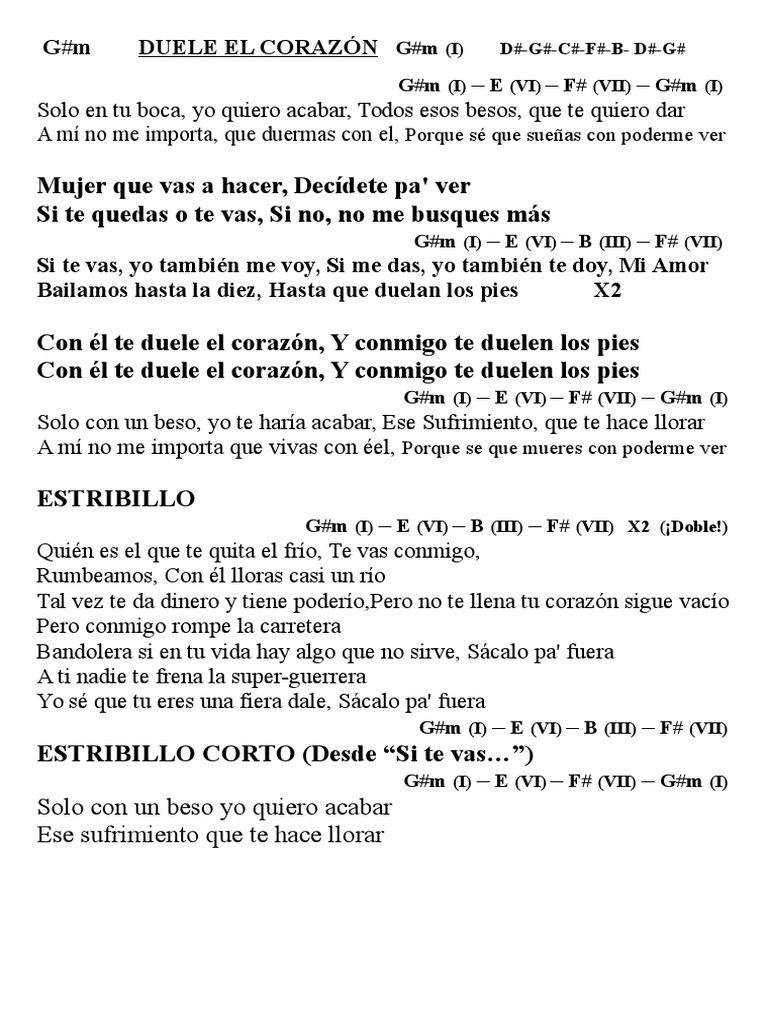 Duele El Corazón | PDF