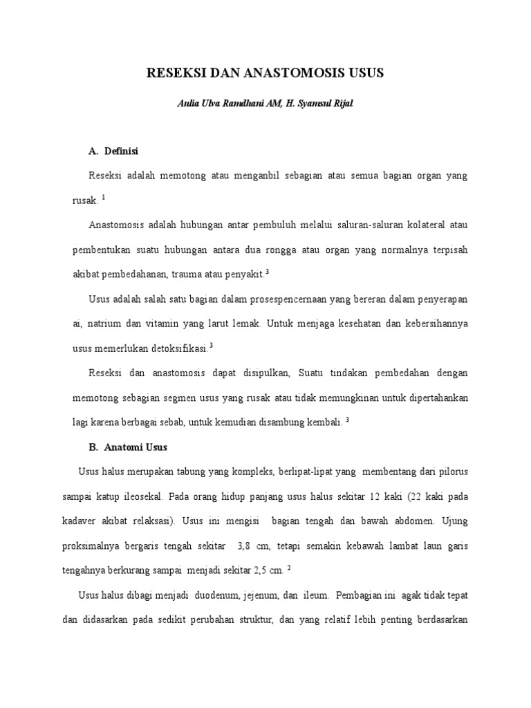 Referat Bedah | PDF | Kesehatan Holistik | Sains & Matematika