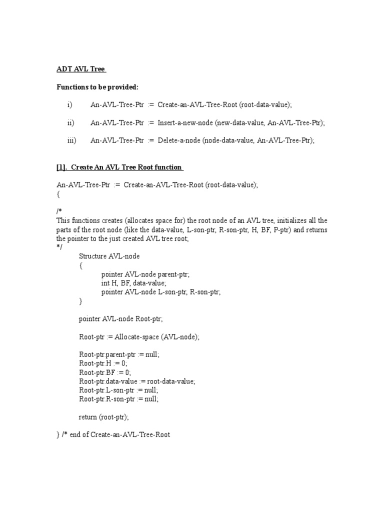 ADT AVL Tree V3 | PDF | Computer Programming | Computer Data