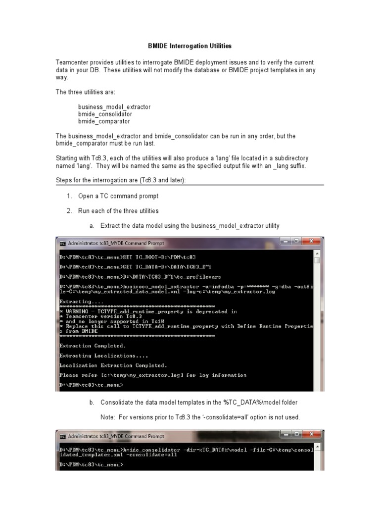 Using Bmide Utilities For Interrogation | PDF | Computers