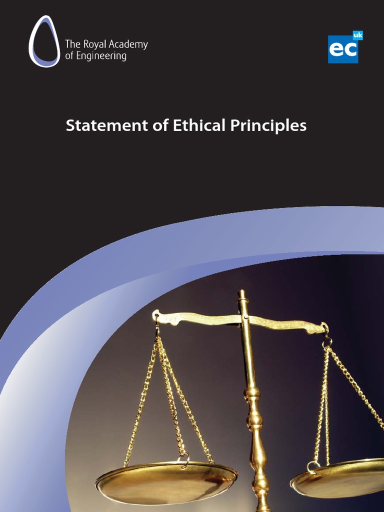 RAE Statement of Ethical Principles Issue 2 | PDF | Engineering | Engineer