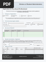 Unisa DSAR03 Address Change Form | PDF | Mail