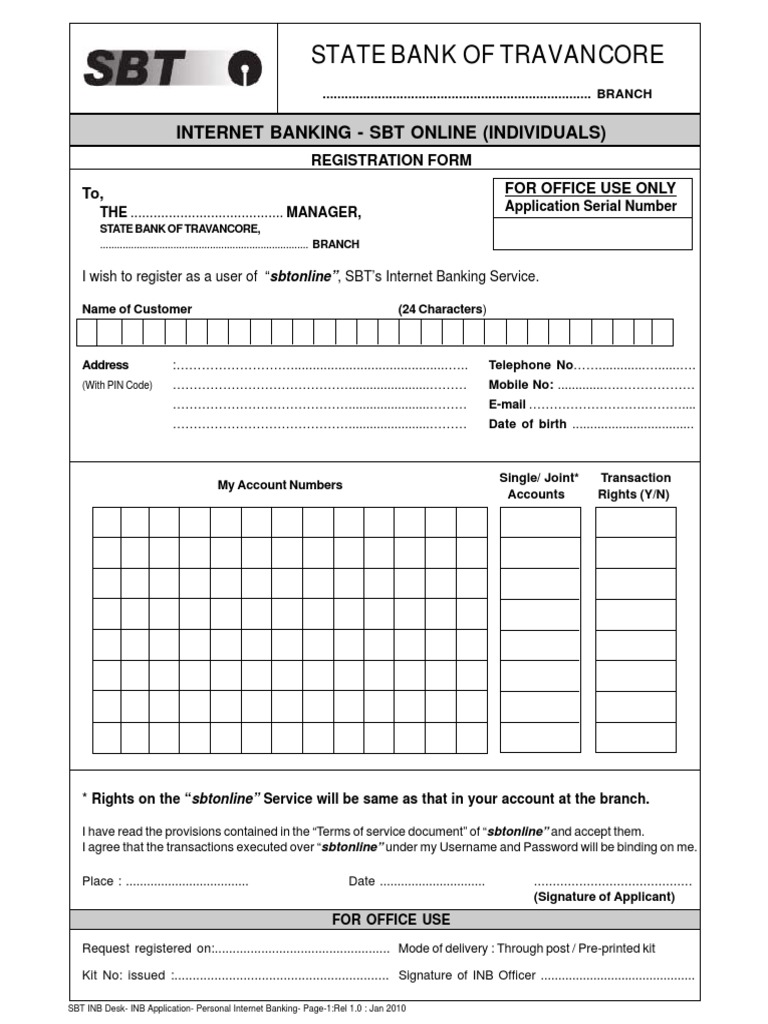 INB Application | PDF | Online Banking | Banks & Banking