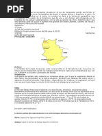 Mapa Del Estado Falcón Con Sus Municipios | PDF