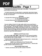 British Standard Cycle Thread Chart | PDF | Machining | Metalworking