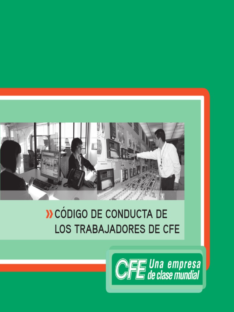 Código de Conducta CFE | PDF | Competitividad | Calidad (comercial)