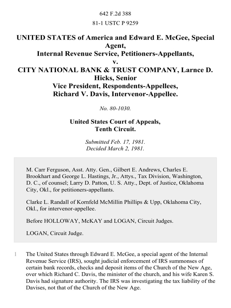 United States Court of Appeals, Tenth Circuit | PDF | Summons ...