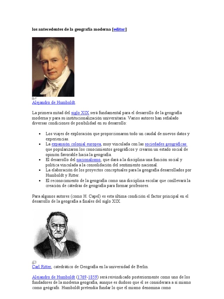 E La Geografía Moderna | PDF | Geografía | Ciencias de la Tierra