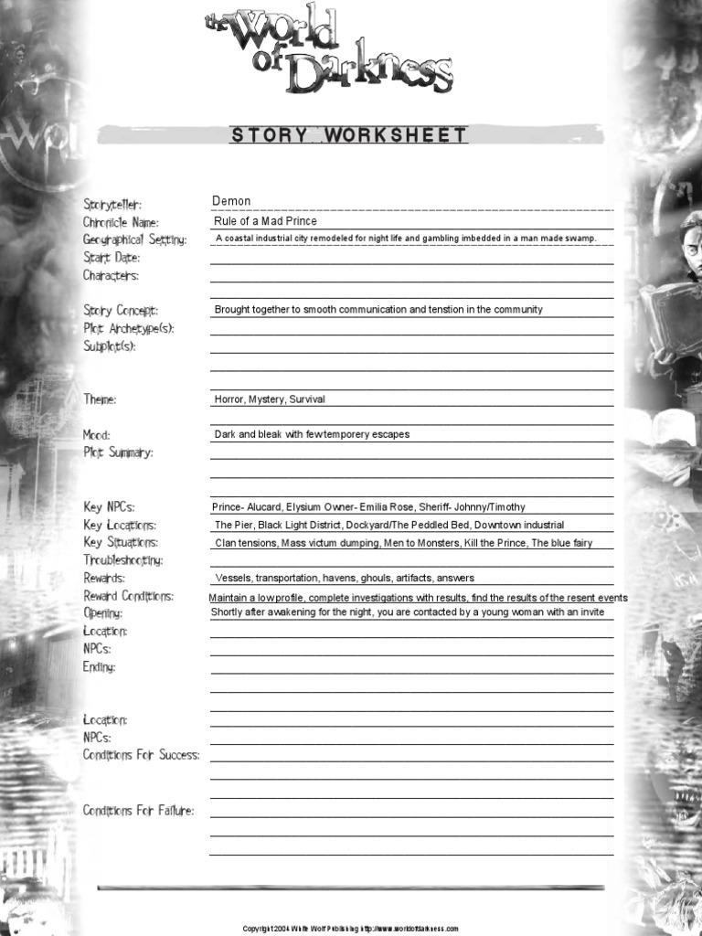The Mad Prince Story Outline | PDF