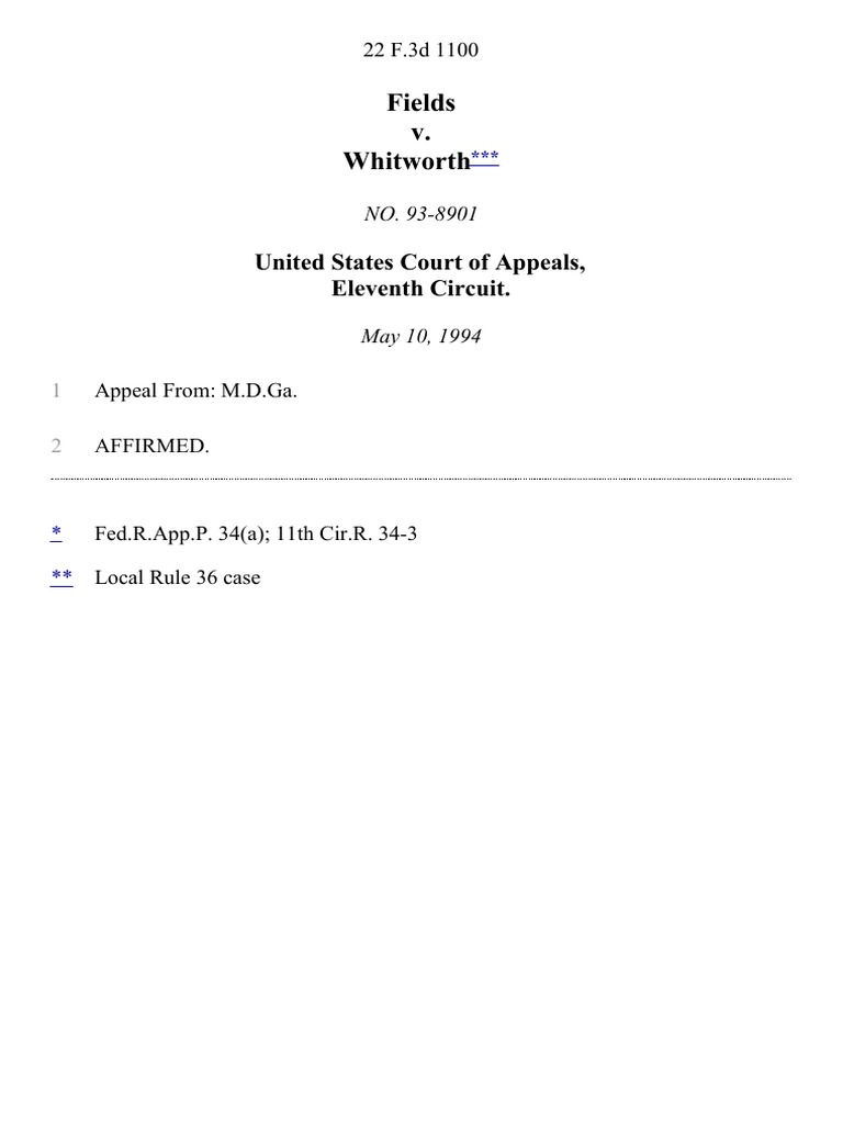 Eleventh Circuit Affirms Case | PDF