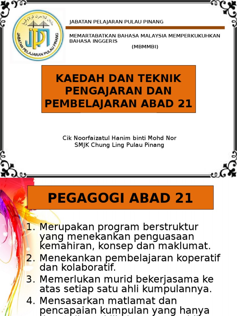 Kaedah Dan Teknik Pembelajaran Abad 21 | PDF