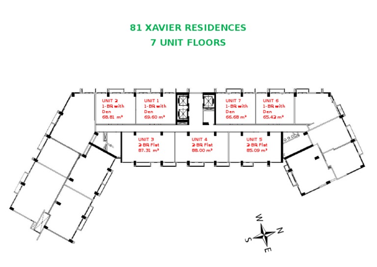 81 Xavier Residences 7 Unit Floors | PDF