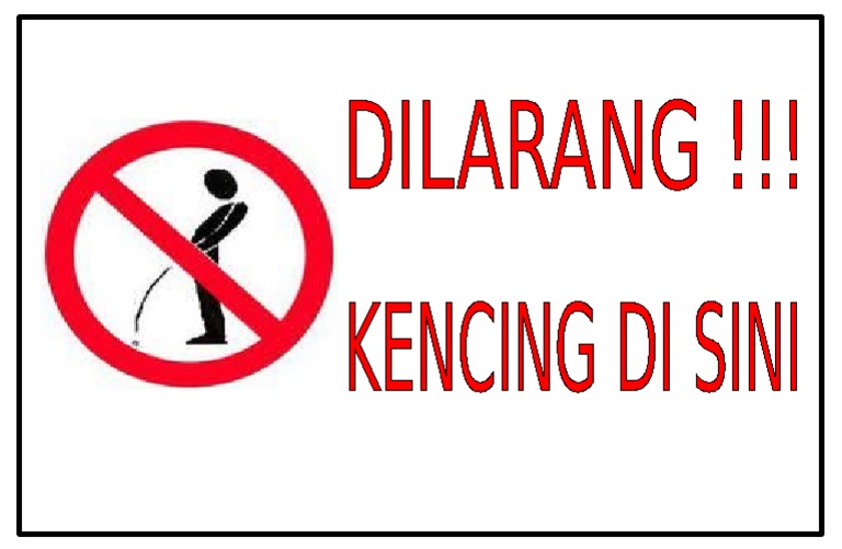Dilarang Kencing | PDF