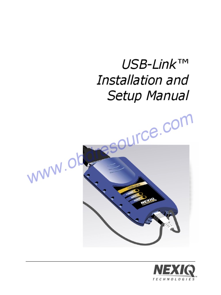 Nexiq User Manual | PDF | Personal Computers | Usb