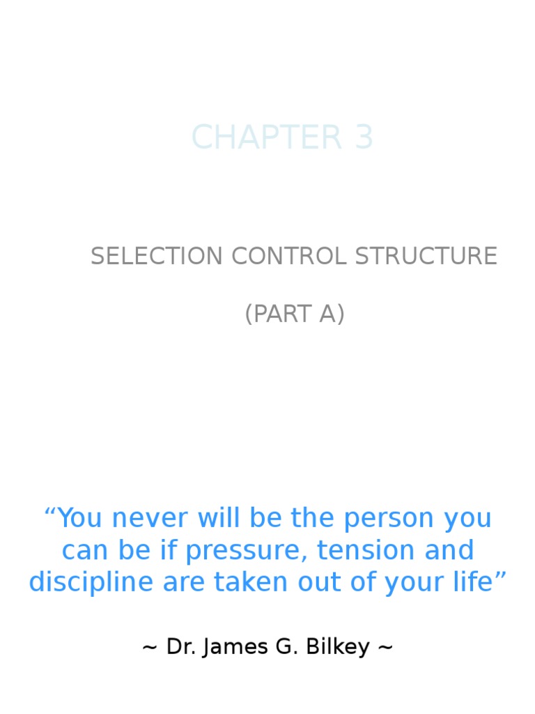 Chapter 3 Part A | PDF | Control Flow | Boolean Data Type