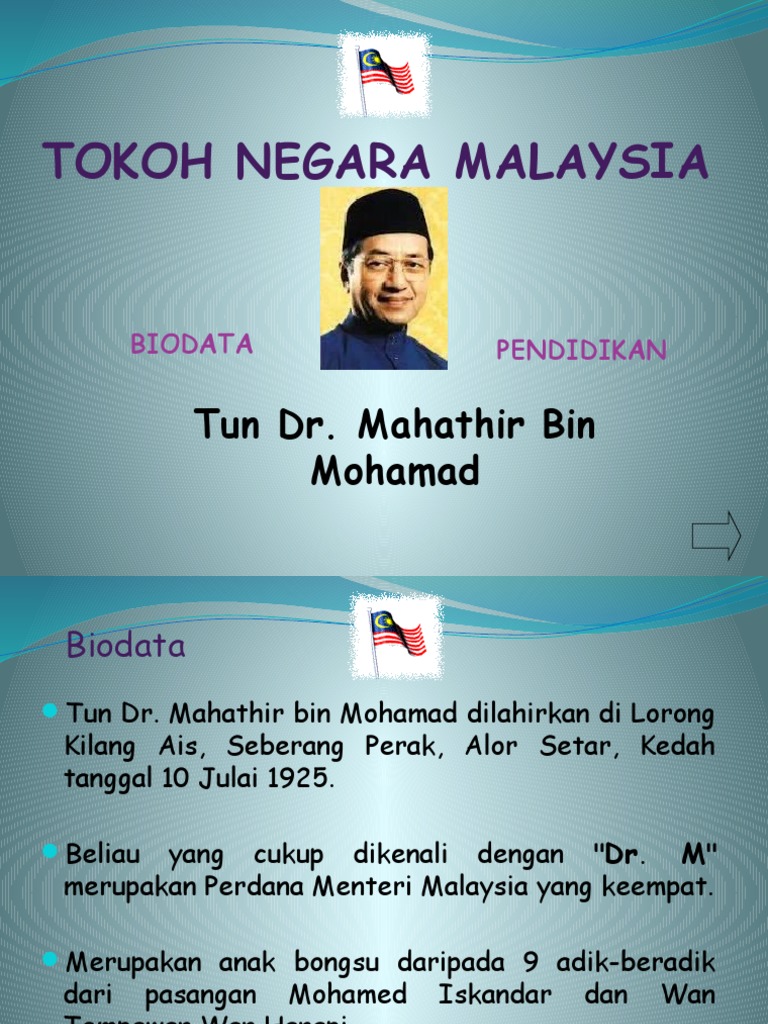 Tokoh Negara Malaysia - Tun DR | PDF