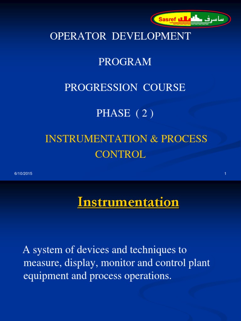 Instrumentation & Pro. Cont. | PDF | Pressure Measurement | Instrumentation