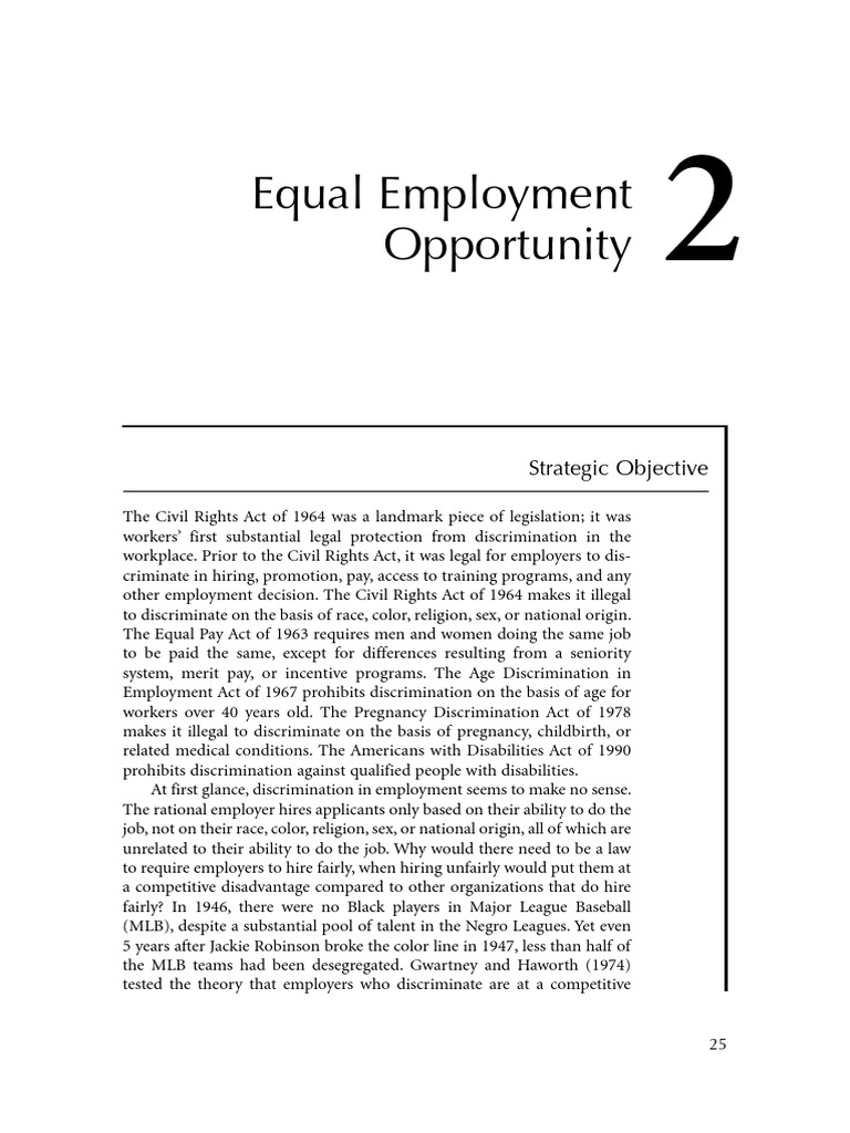 Understanding Equal Employment Laws | PDF | Disparate Impact | Sexual Harassment