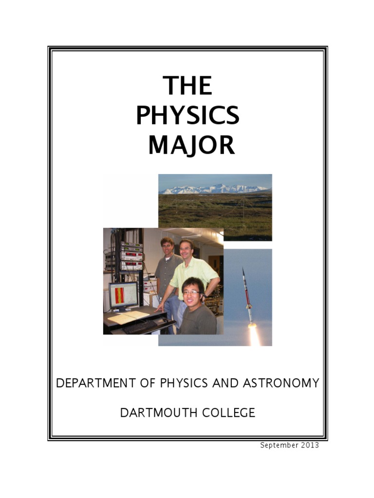 Phys Major Brochure | PDF | Quantum Mechanics | Physics