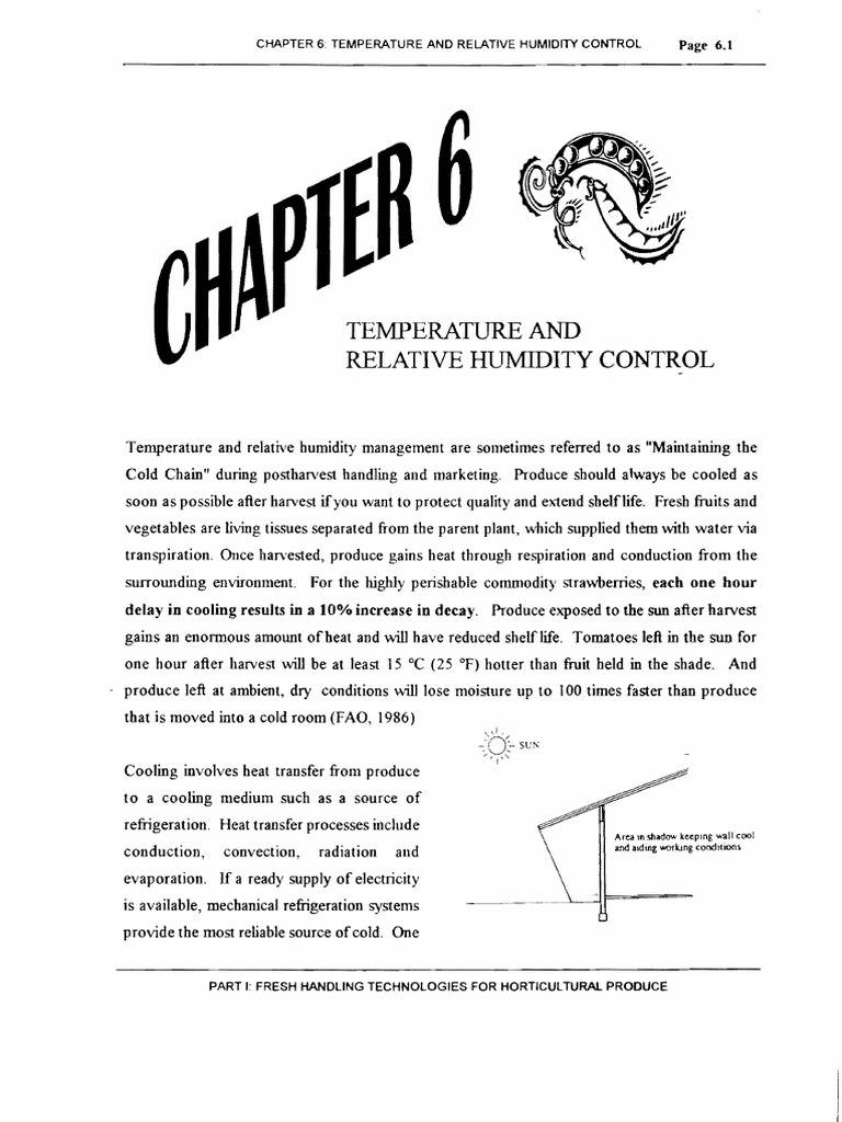 Chapter 6 Temperature and Relative Humidity Control | PDF ...