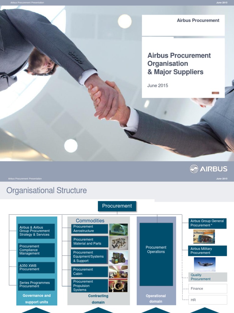 Airbus Procurement Organisation Major Suppliers June2015 | PDF | Airbus ...