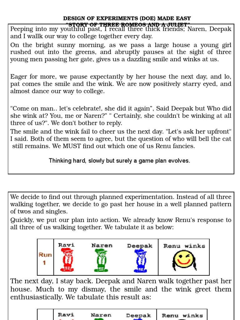 Design of Experiment - An Example | PDF | Experiment | Cognitive Science