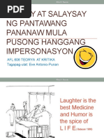 Yunit V - Pantayong Pananaw, Pantawang Pananaw, Teorya NG Banaga ...