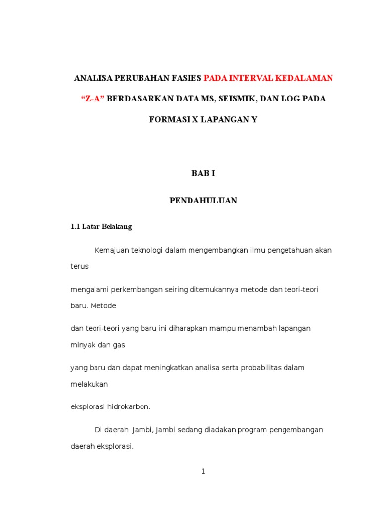 Proposal Tugas Akhir Fasies | PDF