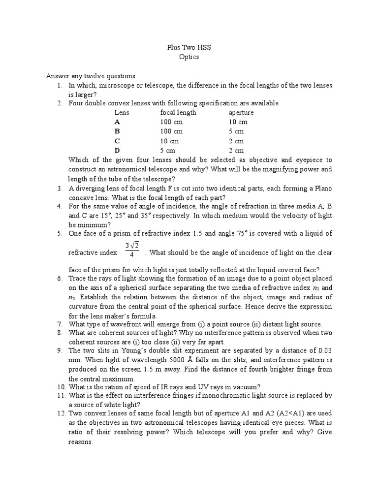 Ray and Duel | Download Free PDF | Diffraction | Optics