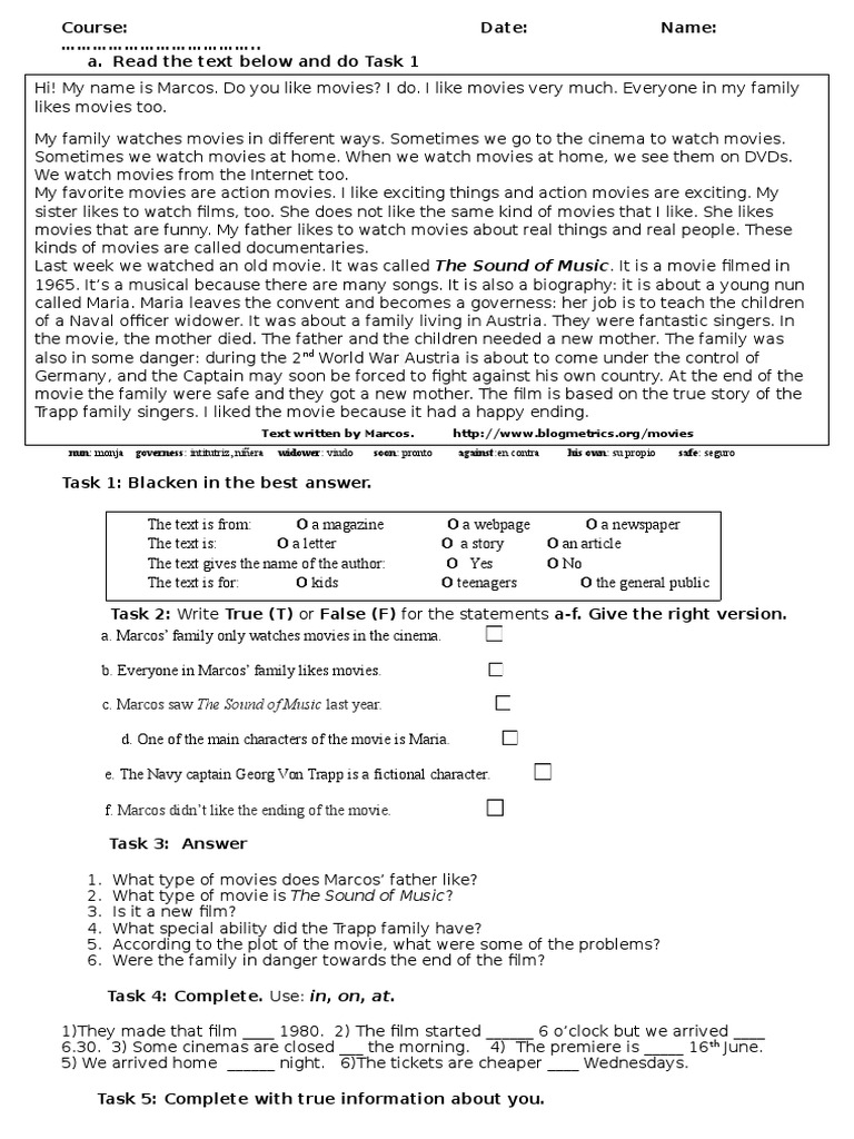 The Sound of Music - Movies | PDF | Leisure