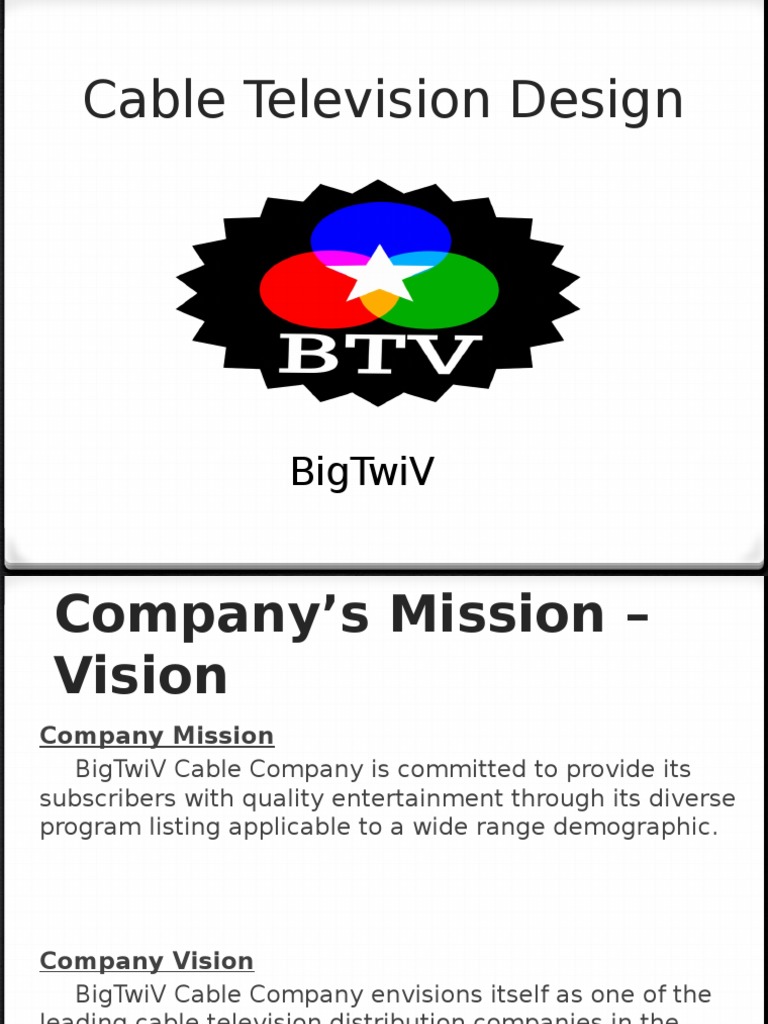 Cable Television Design | PDF | Cable Television | Media Technology