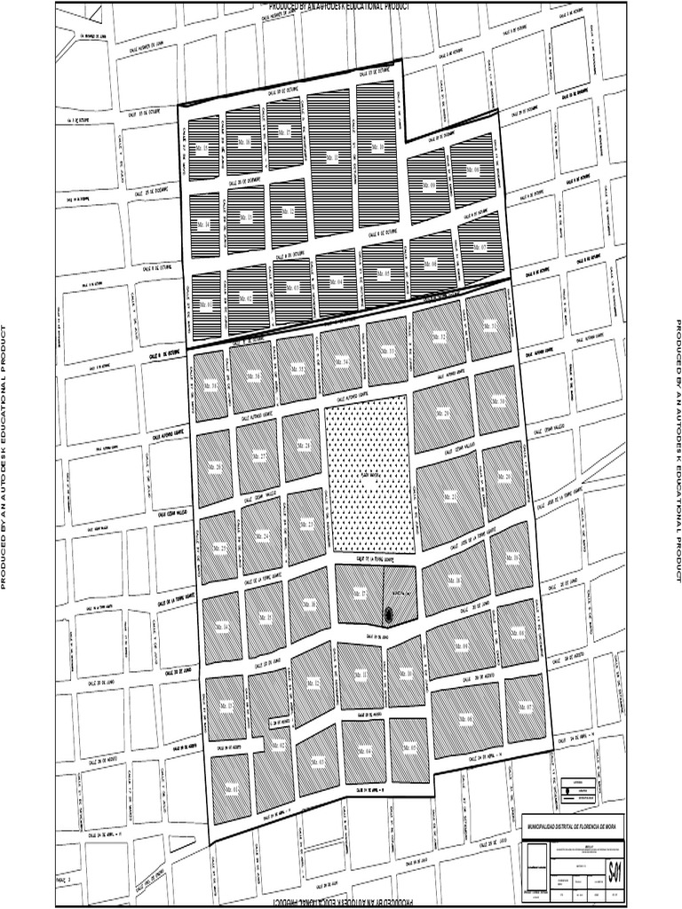 Plano Del Sector 1 y 2 | PDF