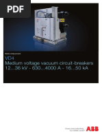 ABB 11KV Vmax VCB Catalogue | PDF | Electrical Connector | Power Supply