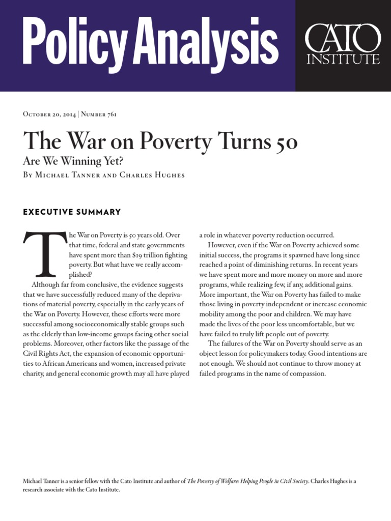 Assessing the War on Poverty's Impact | PDF | Poverty Threshold | Poverty