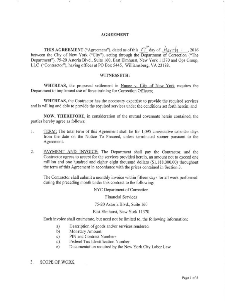 USC-COG Contract | PDF | Assignment (Law) | Independent Contractor