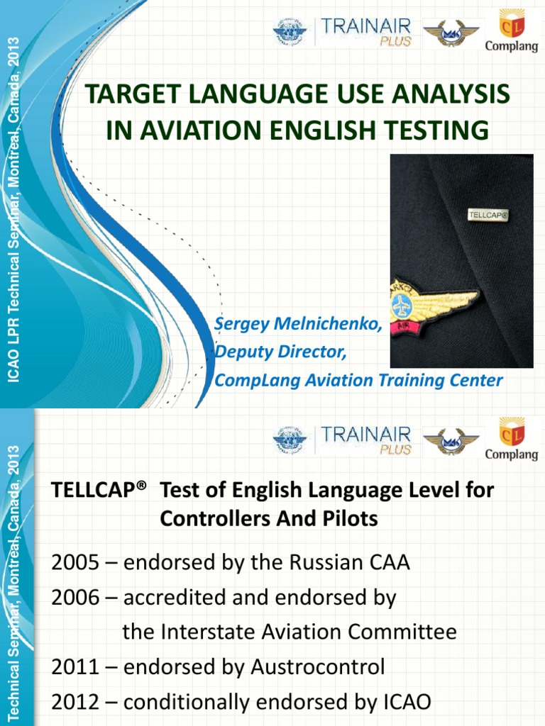 Aviation English Testing | PDF | English Language | Cognitive Science
