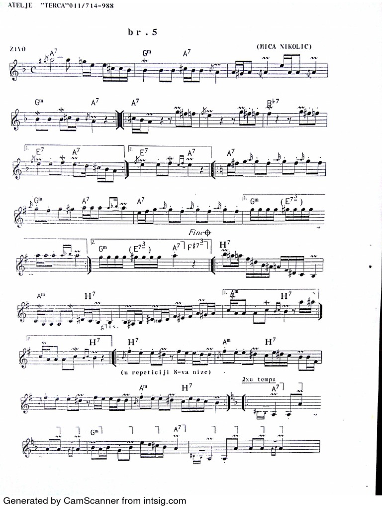 Mica Nikolic - Sabacko Kolo | PDF