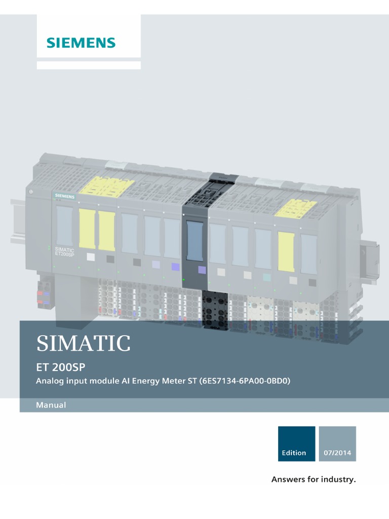 Et200sp Ai Energymeter ST Manual en-US en-US | PDF | Parameter ...