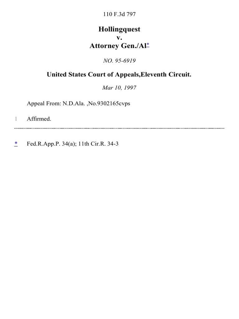 Eleventh Circuit Court Appeal Decision | PDF | Sports & Recreation | Law