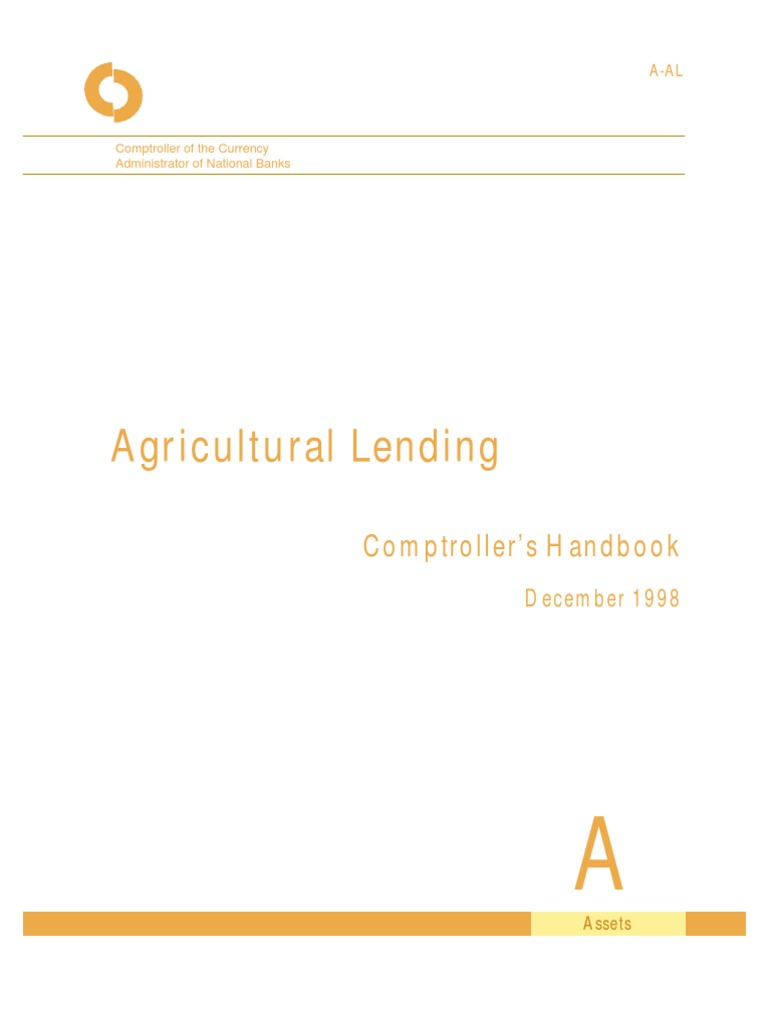 Agricultural Lending: Risks and Guidelines | PDF | Loans | Credit