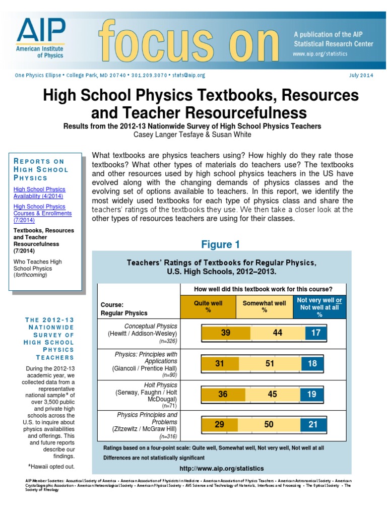 High School Physics Textbooks | PDF | Textbook | Advanced Placement