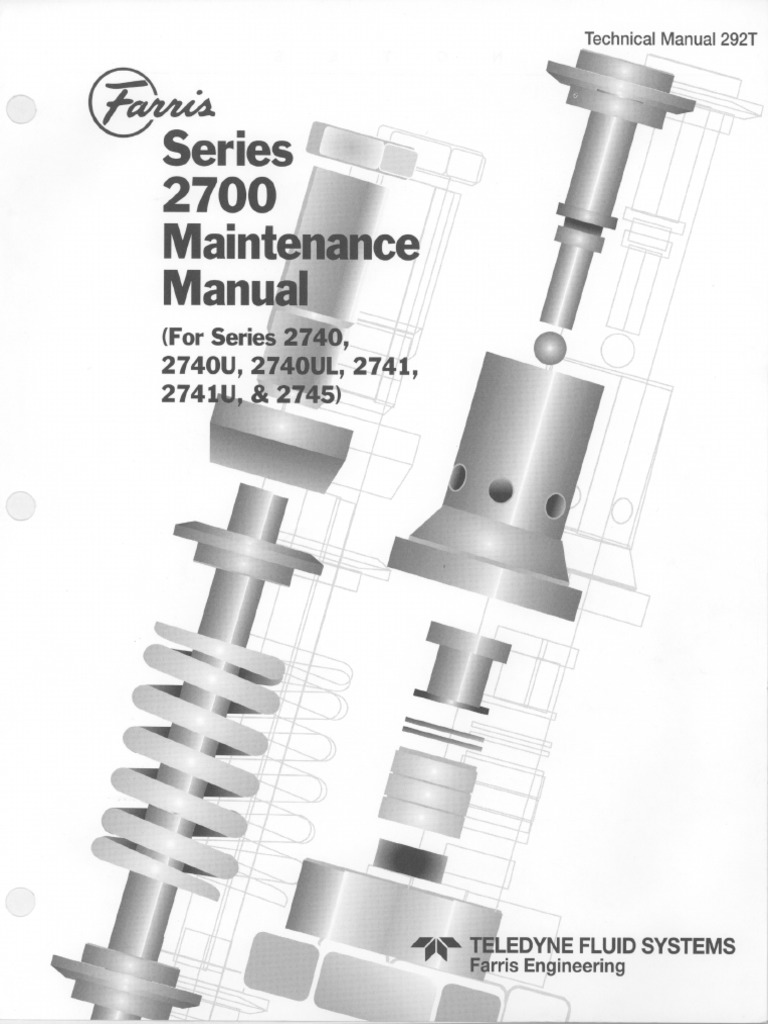 Farris2740, 2741, 2740UL, 2745 Manual 292T R2 PDF | PDF