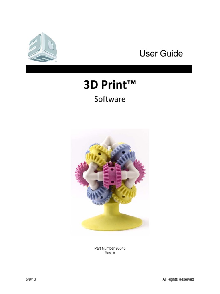 2239 - 22-95048 3D Print User Guide PDF | PDF | Installation (Computer ...